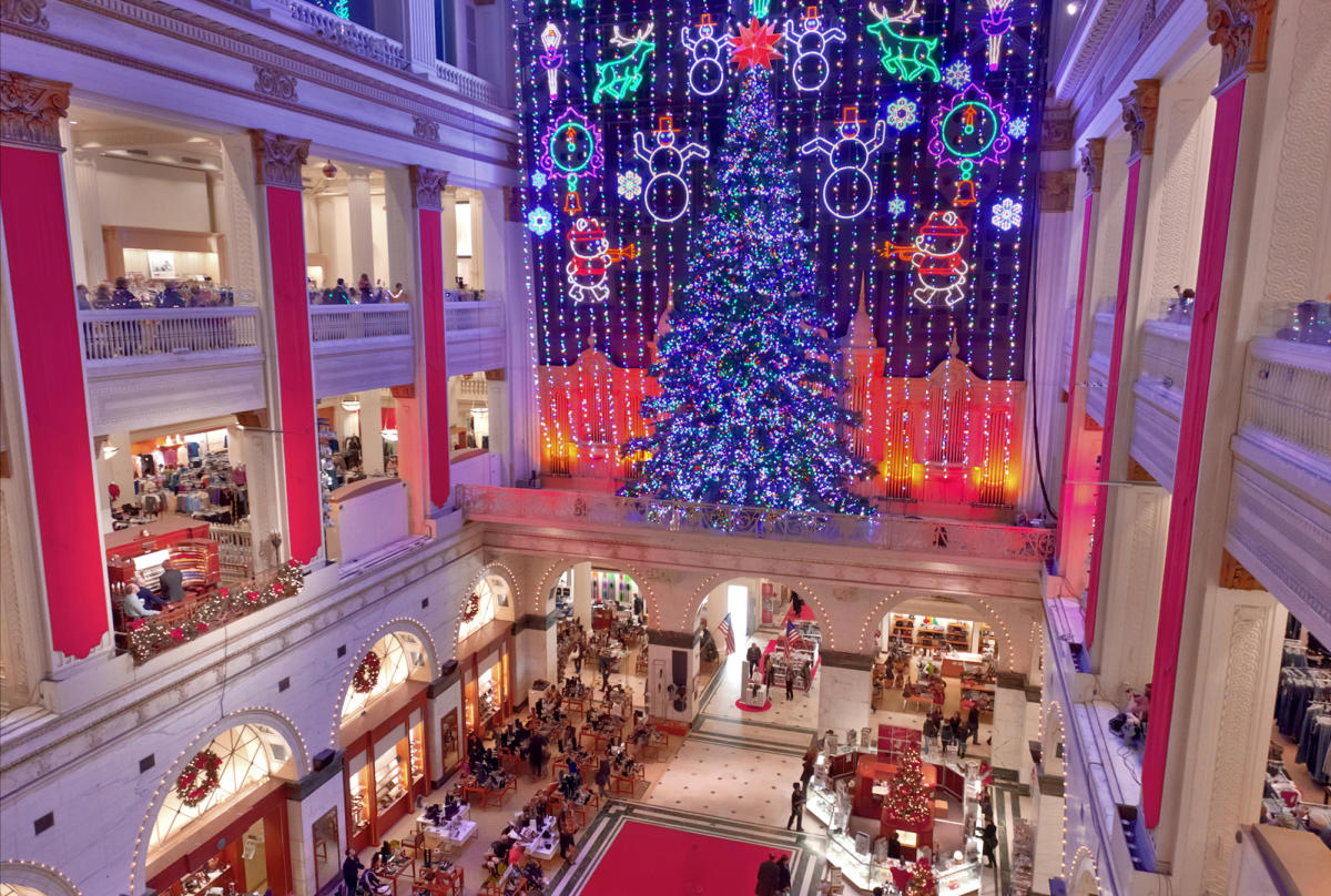 Wanamaker's Light Show and Dickens Village | Pennsylvania