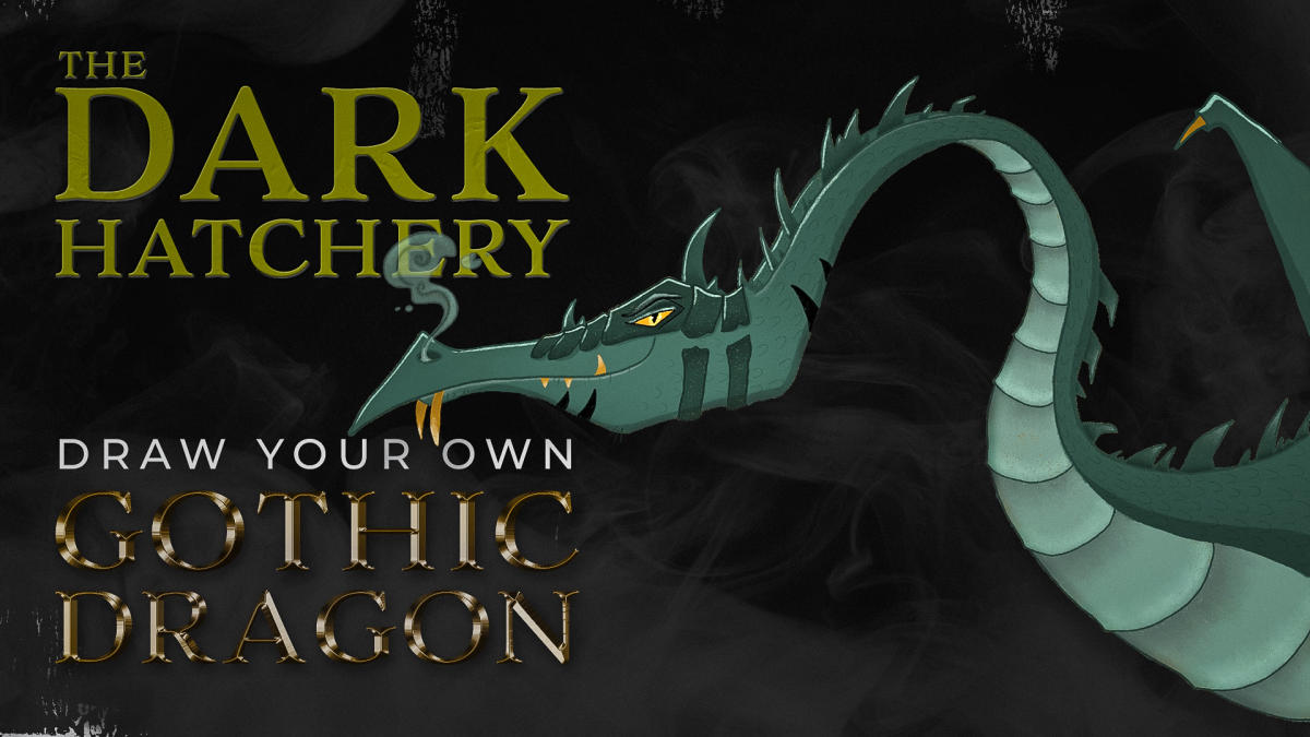 The Dark Hatchery: Draw Your Own Gothic Dragon