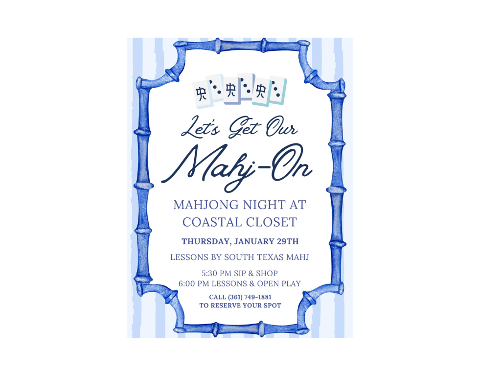 Mahjong Night @ Coastal Closet