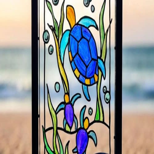 Sea Turtles Glass Art - Painting Class