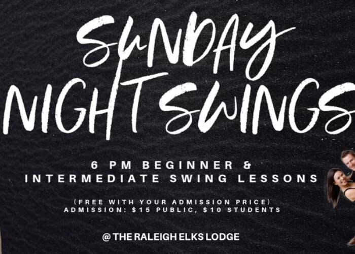 Sunday Night Swing Dancing in Raleigh | Raleigh, NC 27612