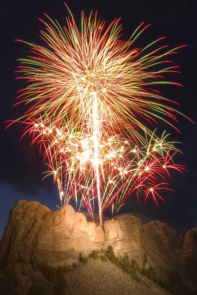 Mount Rushmore Fireworks Display
