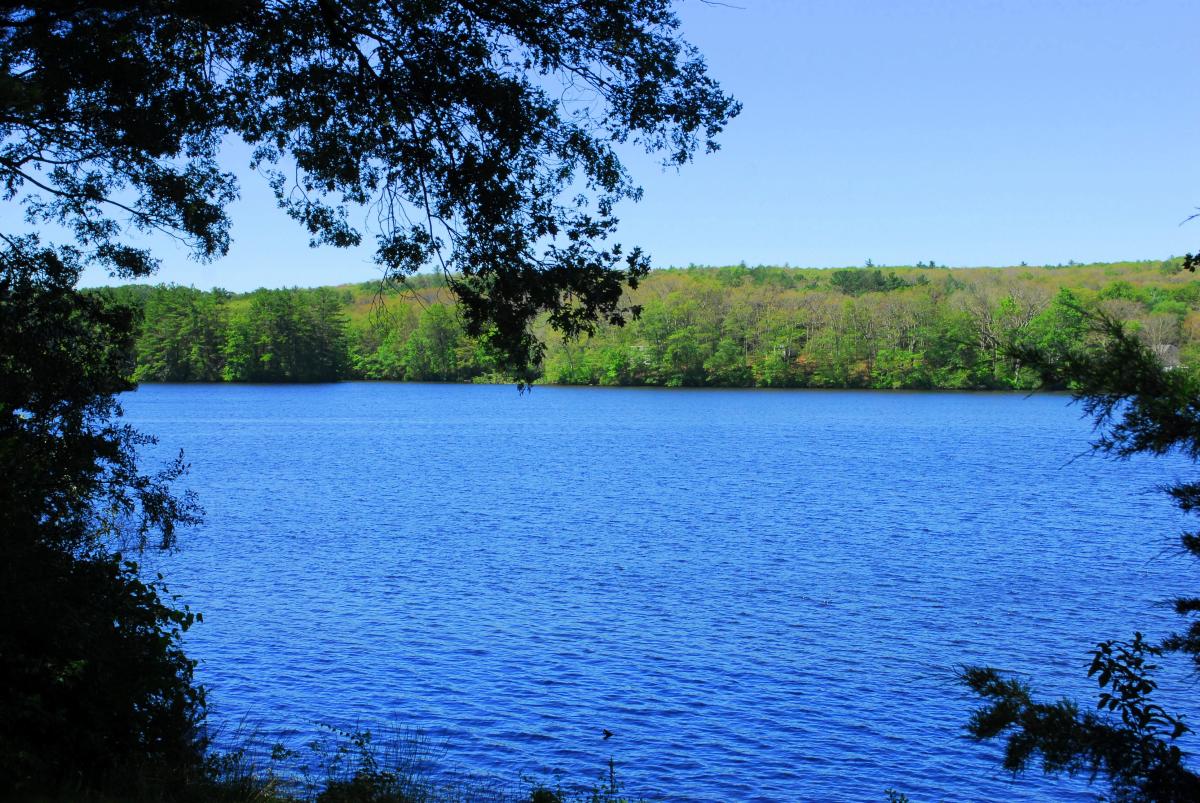 Georgiaville Pond Town Beach, Dam and Gorge | Smithfield, RI 02917