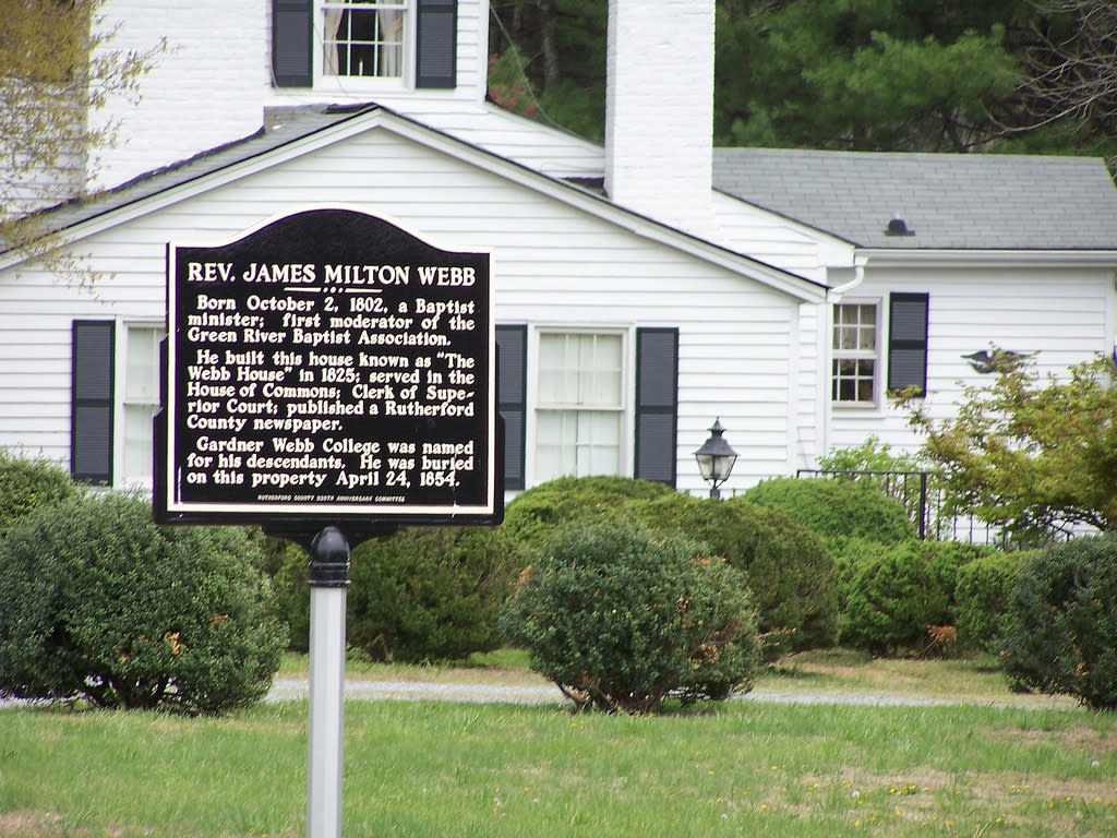 James Milton Webb Home - Marker