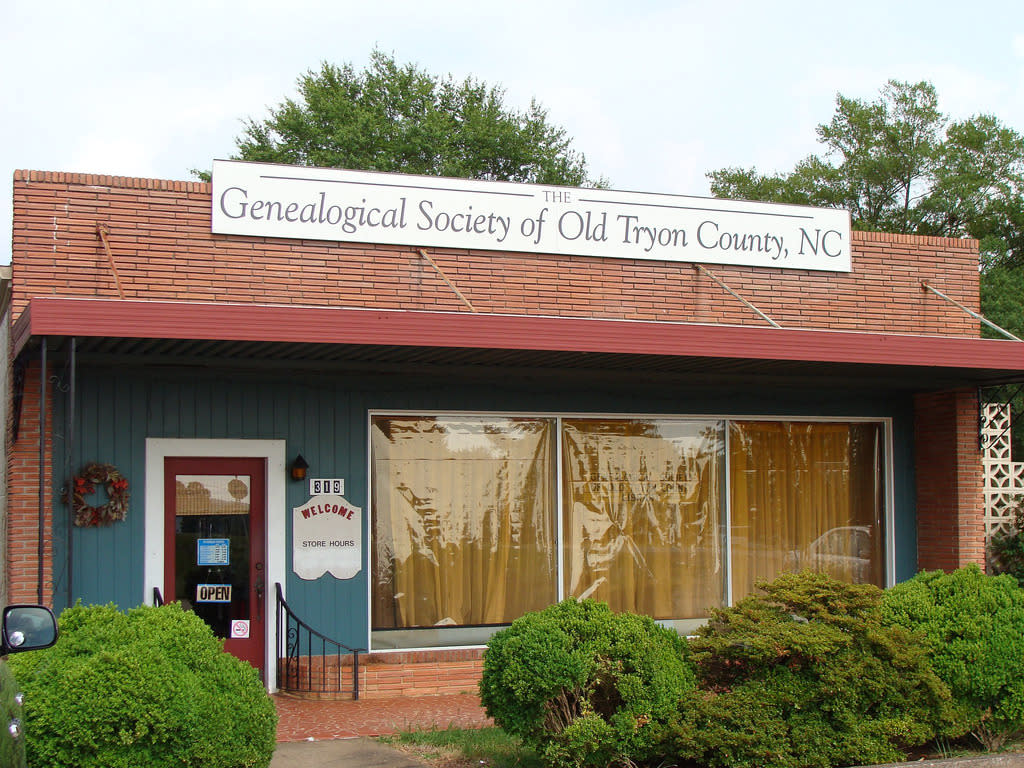 Genealogical Society of Old Tryon County