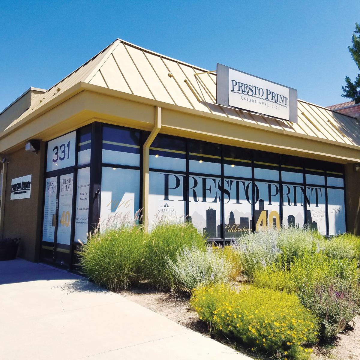 Presto Print | a Salt Lake Printing/Graphics/Signage Business ...