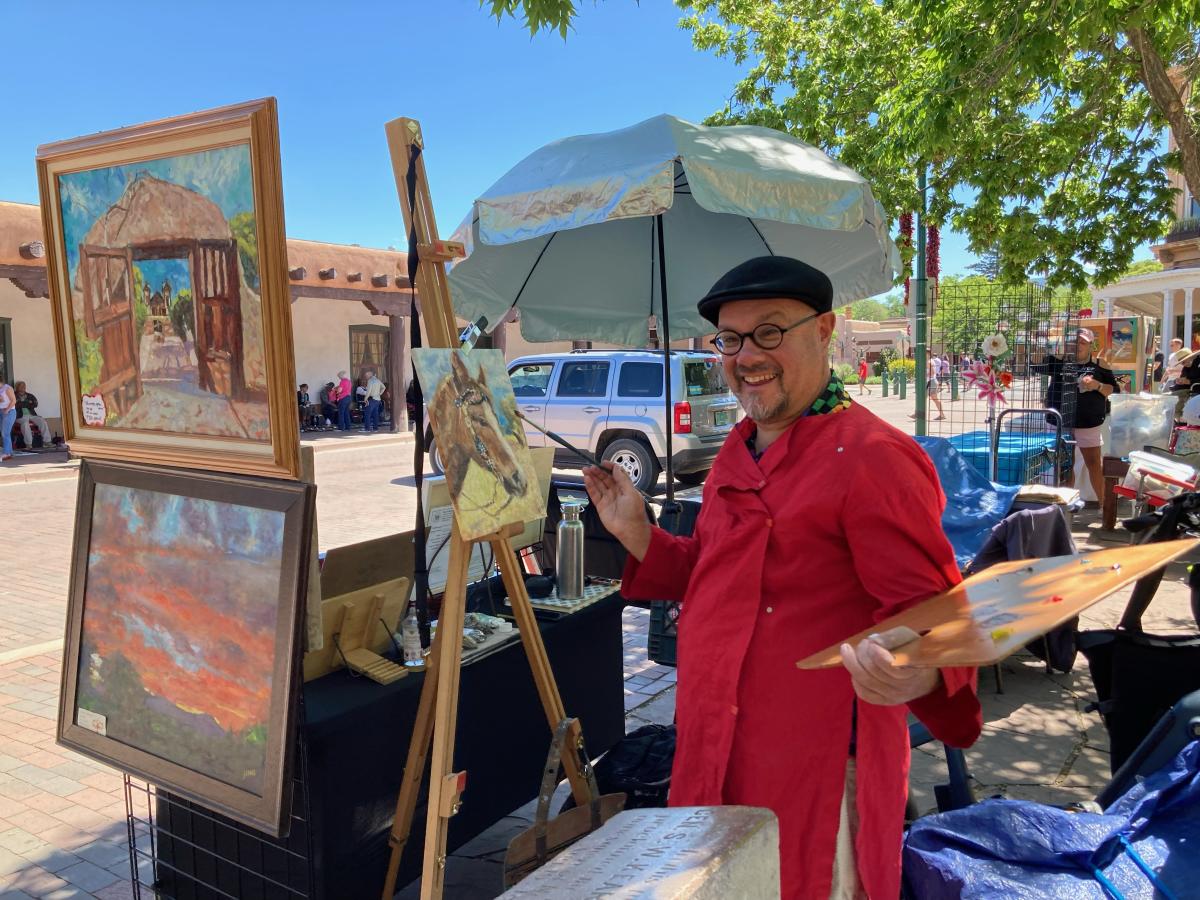 Live Demo - painting the landscape