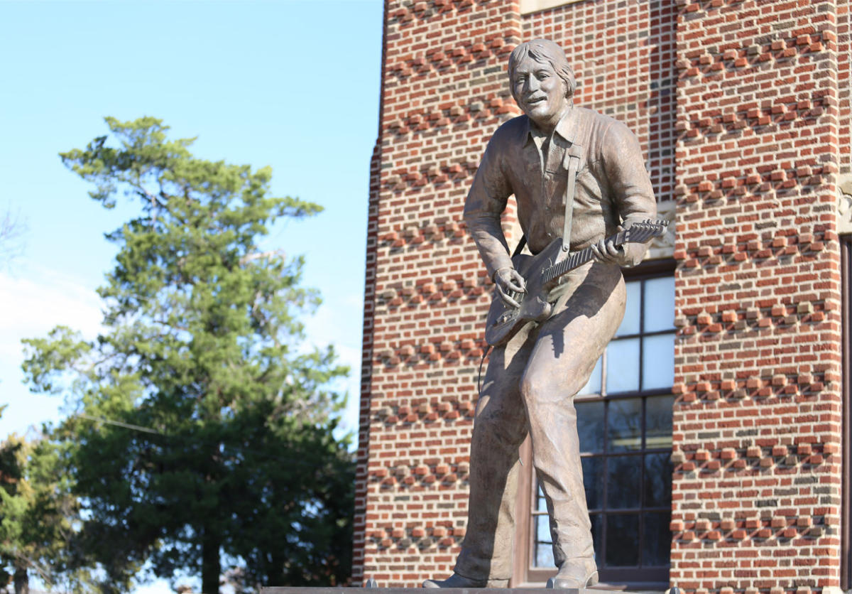 James Burton Statue