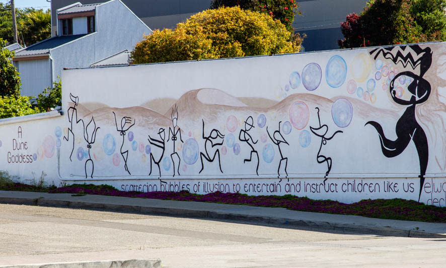Grover Beach Mural - A Dune Goddess