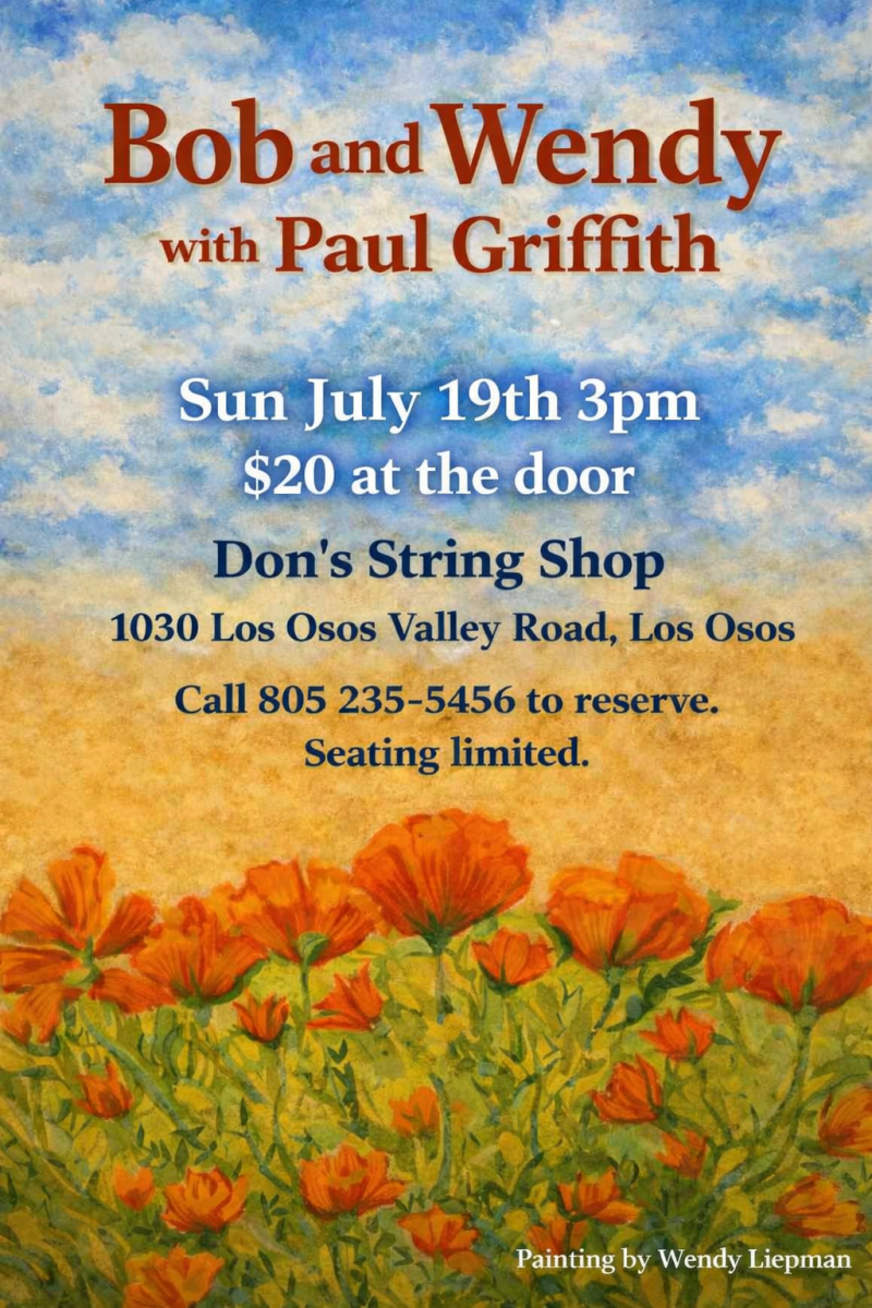 Bob and Wendy with Paul Griffith | Visit SLO CAL