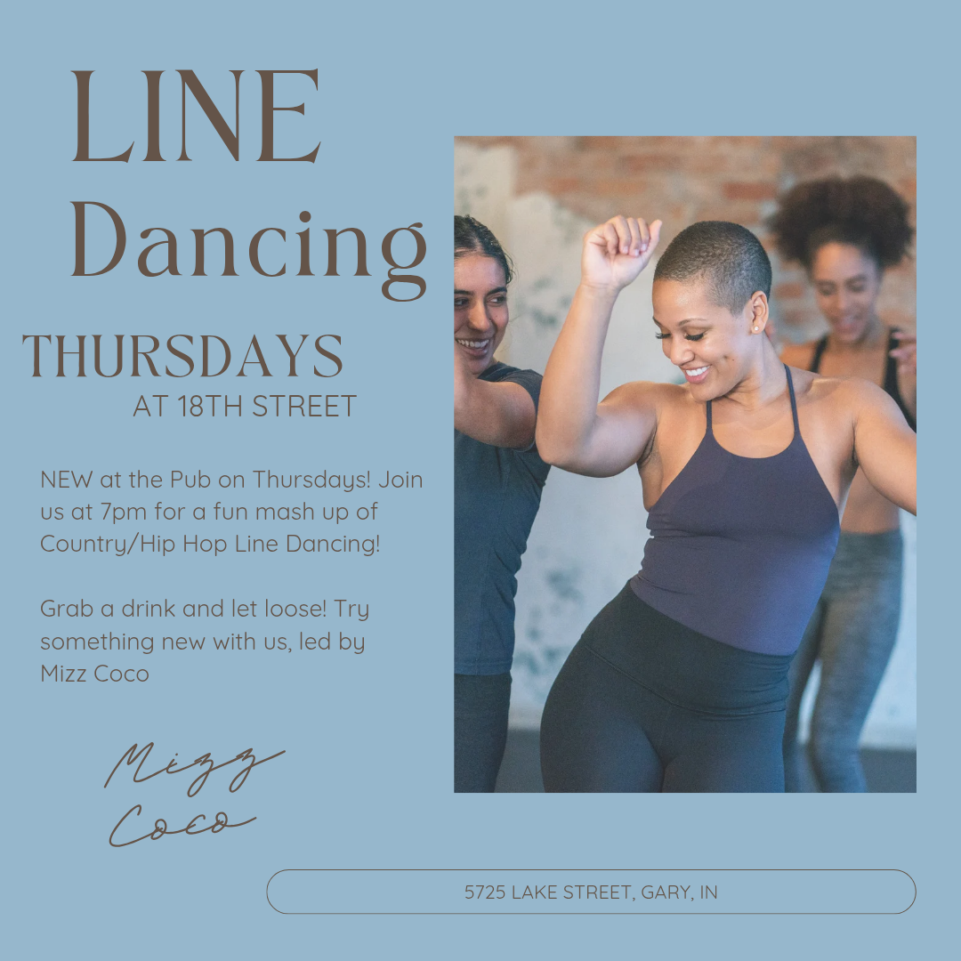 Line Dancing at 18th Street Brewery with Mizz Coco
