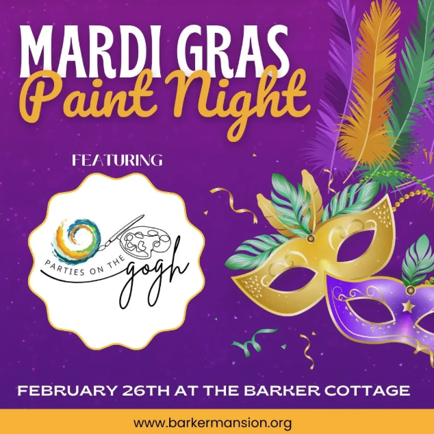 Mardi Gras Masterpiece at The Barker Cottage