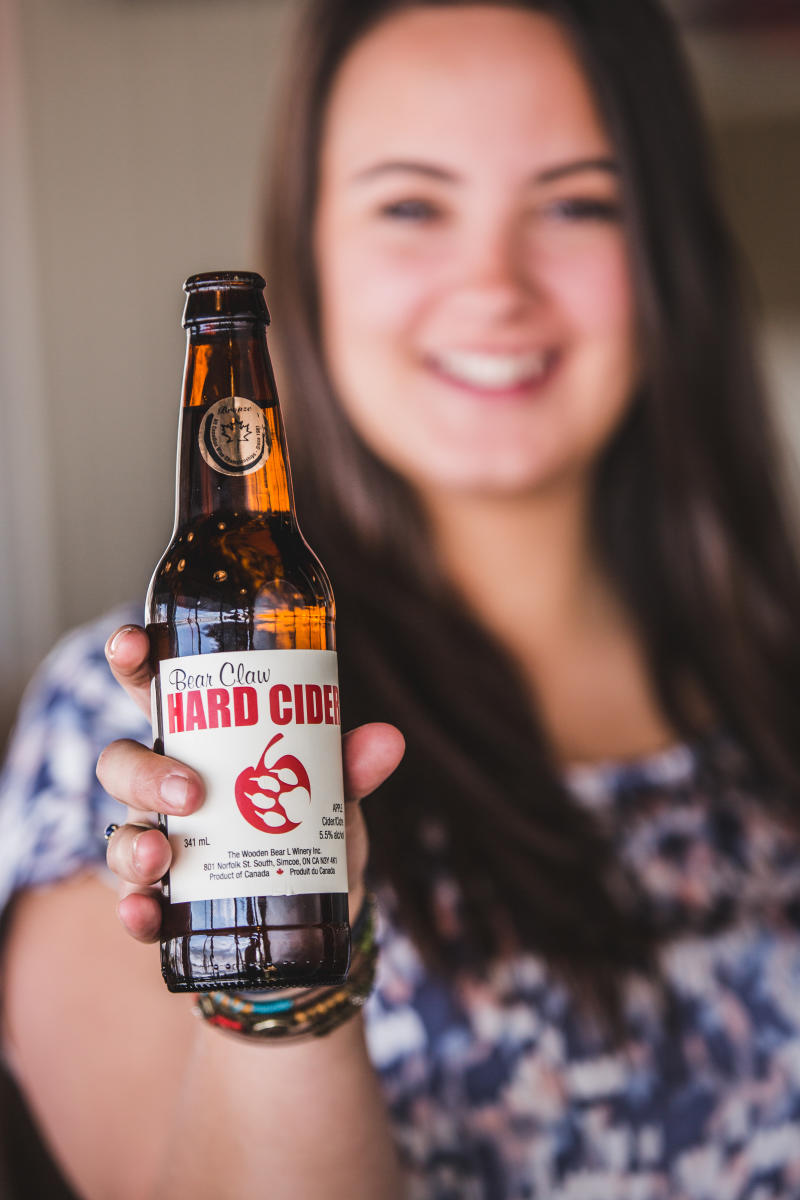 Bear Claw Hard Cider by Wooden Bear L Winery