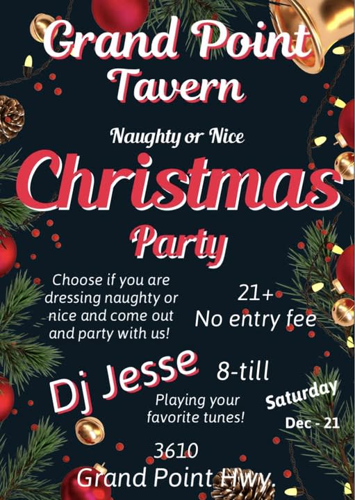 Naughty or Nice Christmas Party at Grand Point Tavern