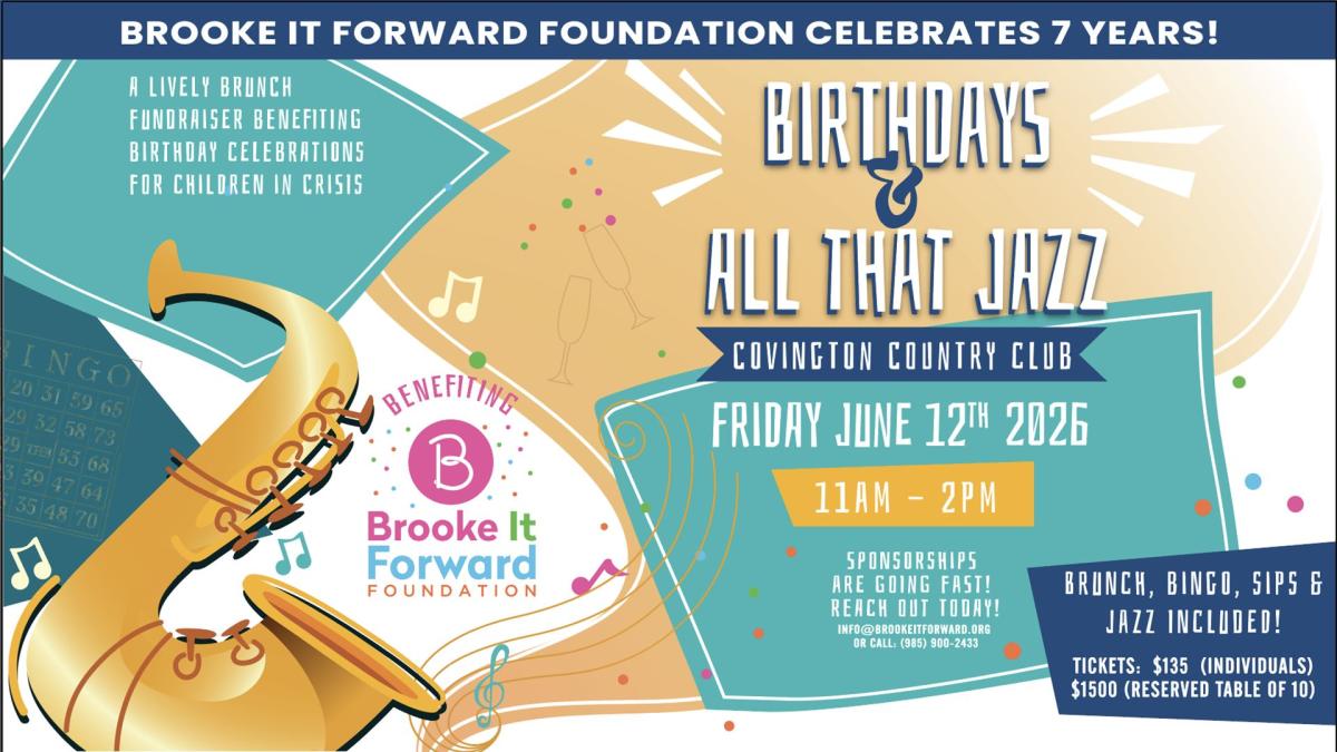 Brooke It Forward Foundation Celebrates Birthdays & All That Jazz