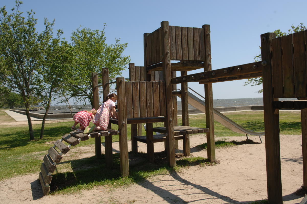 Splash Pad at the Mandeville Lakefront