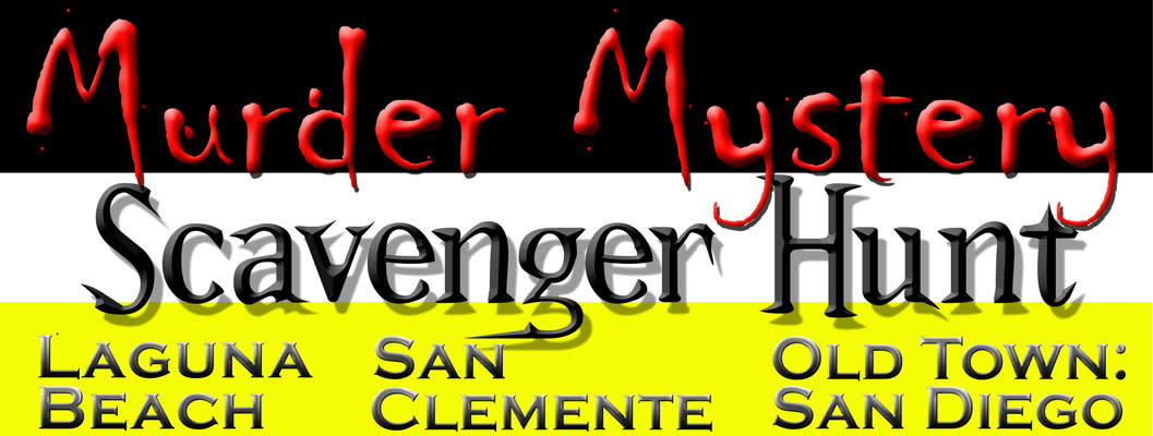 Murder Mystery Scavenger Hunt