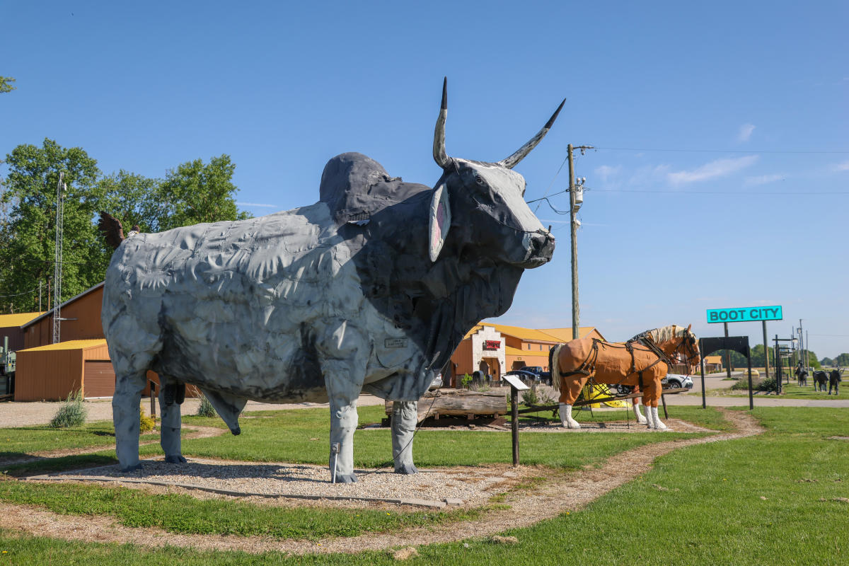 Boot City Sculptures