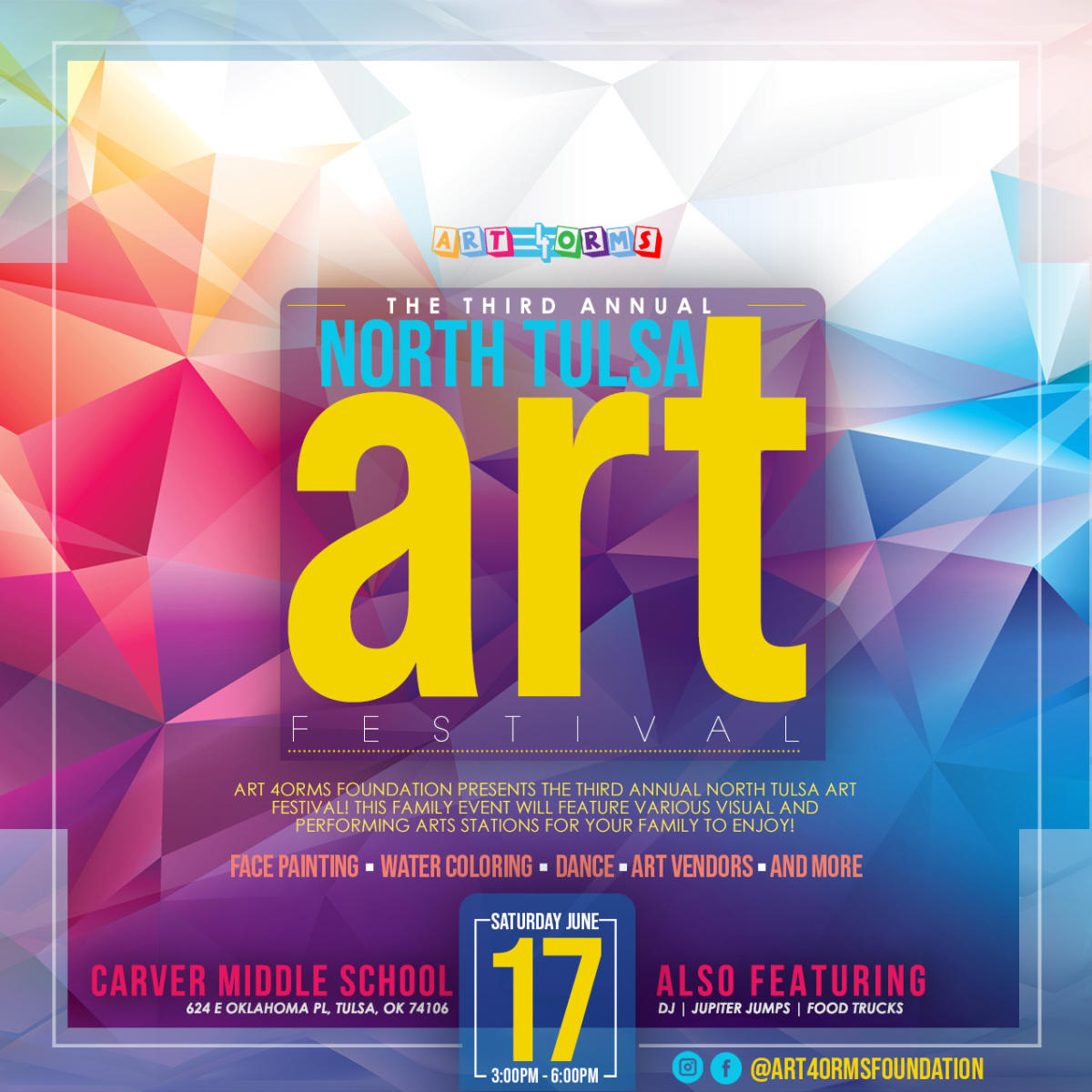 3rd Annual North Tulsa Art Festival | Carver Middle School | Tulsa, OK ...