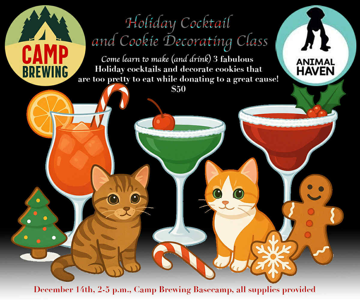 Holiday Cocktail & Cookie Decorating Class