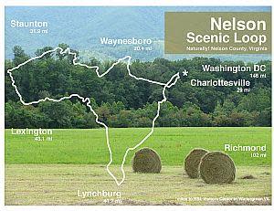 Nelson Scenic Loop in Nelson County
