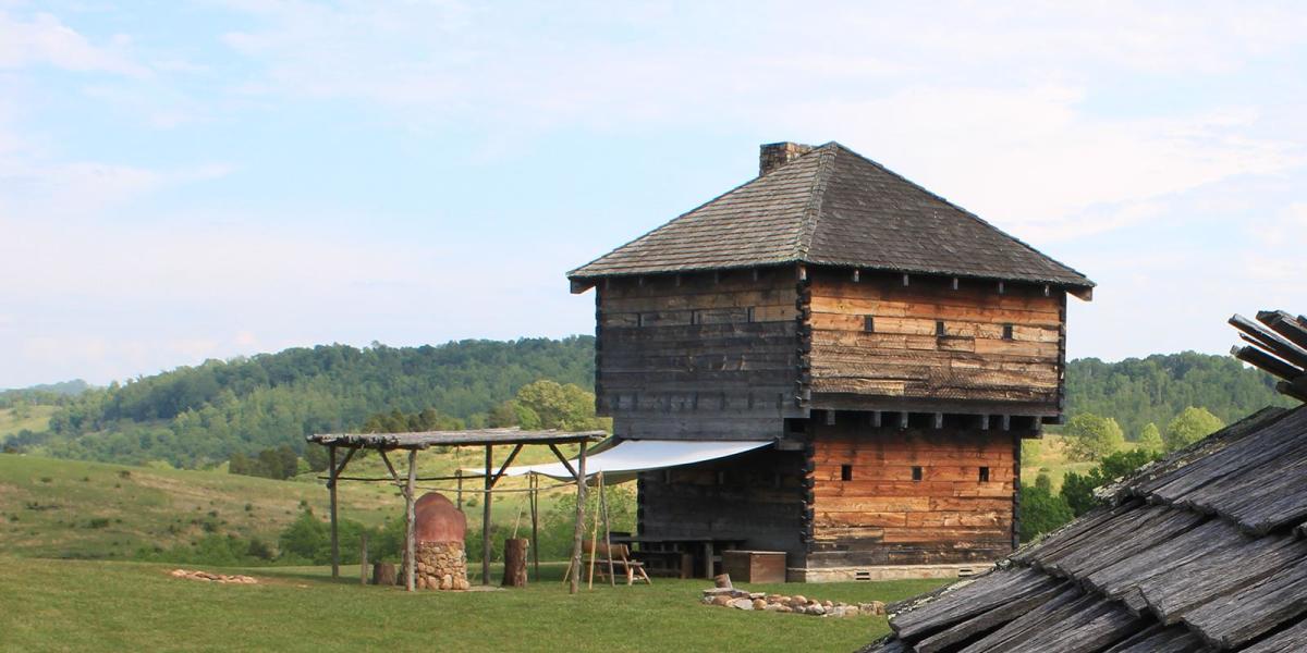 Wilderness Road Blockhouse at Natural Tunnel