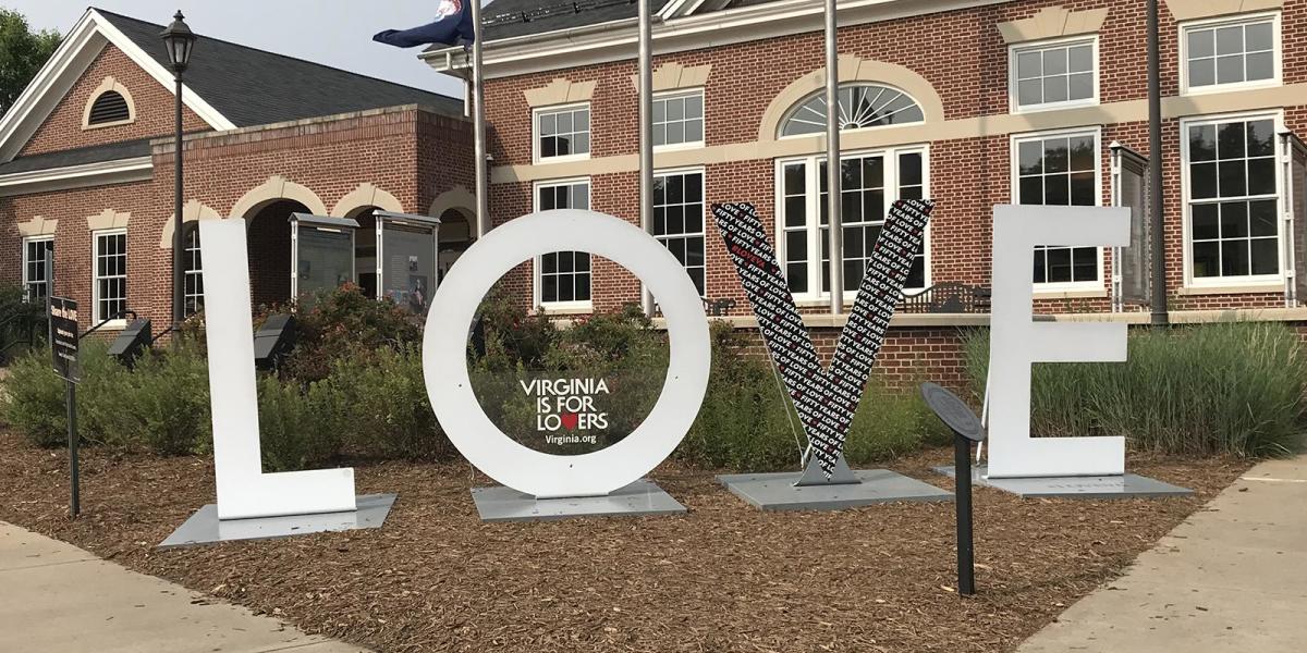 LOVEwork at Virginia Welcome Center in Fredericksburg
