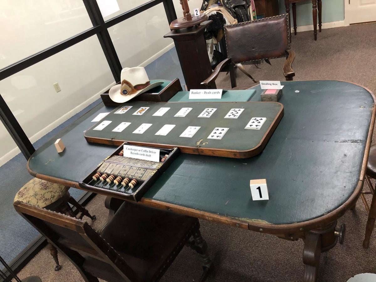 Old West Gambling Exhibit