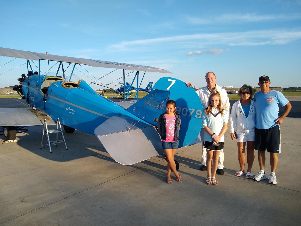 Bald Eagle Biplane Rides