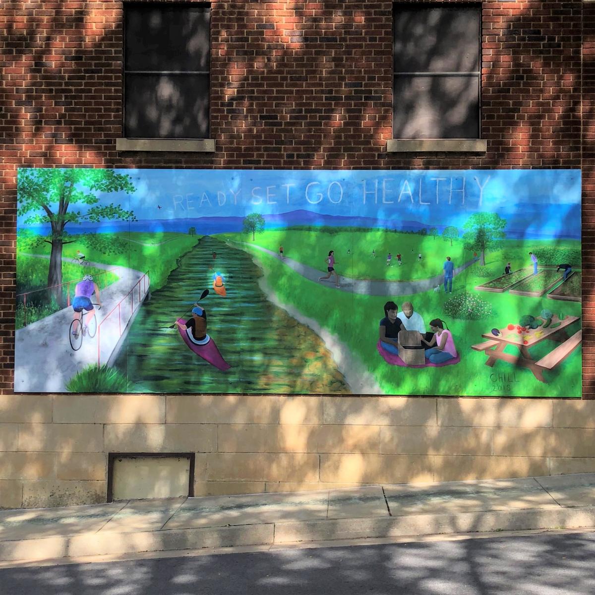 Ready, Set, Go Healthy Mural