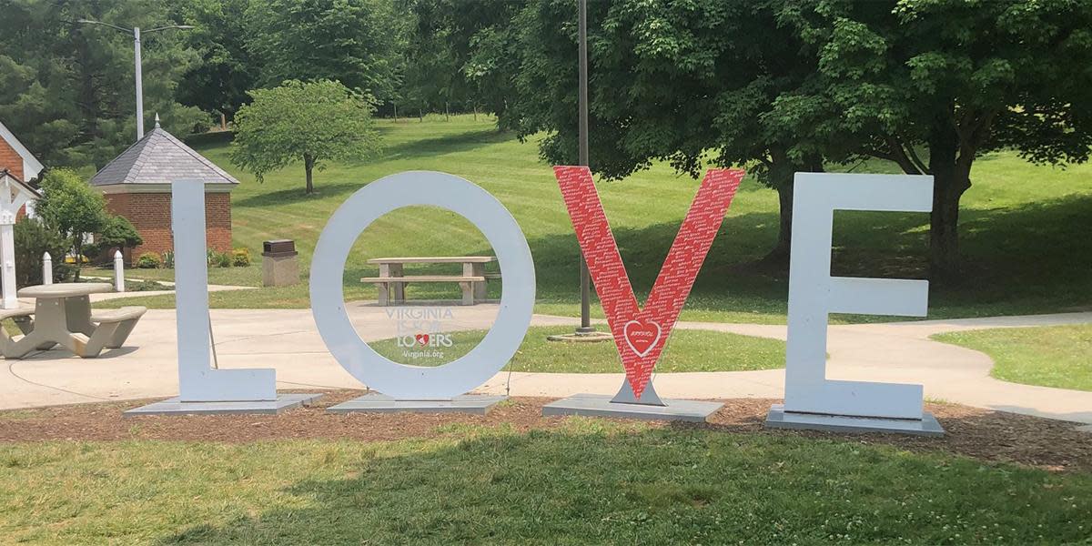 LOVEwork at Virginia Welcome Center in Bristol
