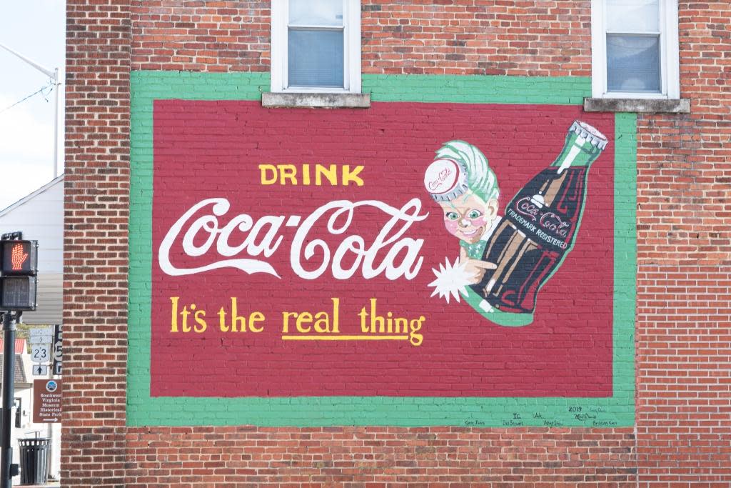 Vintage Coca Cola Mural
