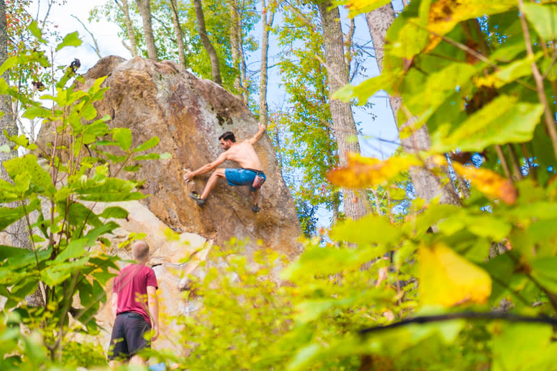 Guest River Gorge Rock Climbing