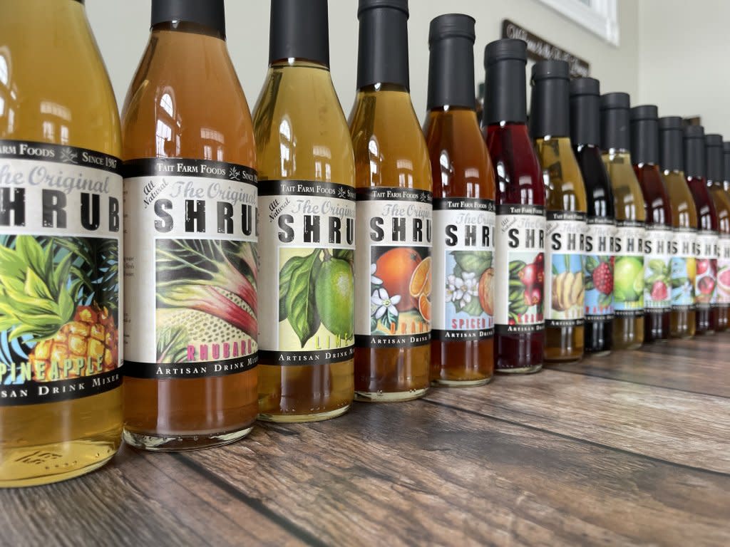 Shrub Drinks and Cheesy Bites