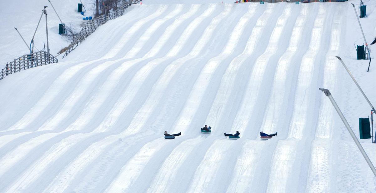 Snowtubing at Wintergreen Resort