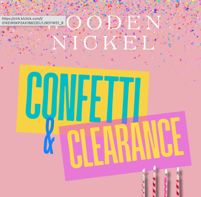 Wooden Nickel Confetti & Clearance Sale | Visit Stillwater