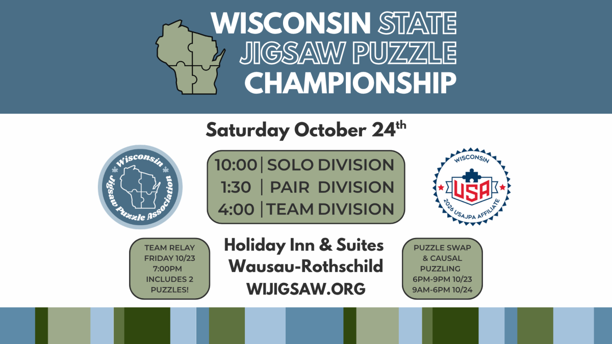 2026 Wisconsin State Jigsaw Puzzle Championship | Rothschild, WI