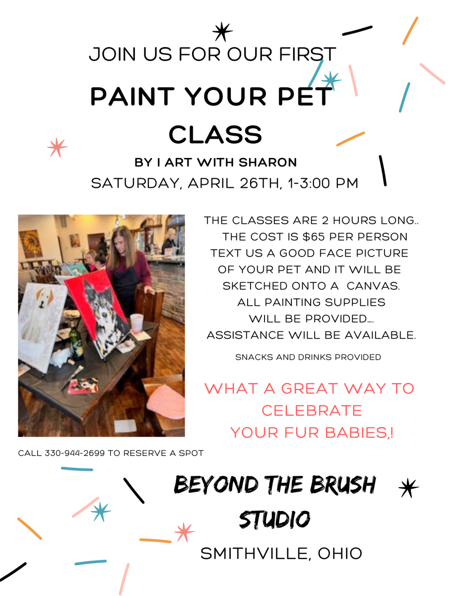 ‘Paint your pet’ class