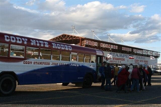 Cody Nite Rodeo Bus