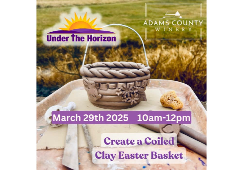 Coiled Clay Easter Basket