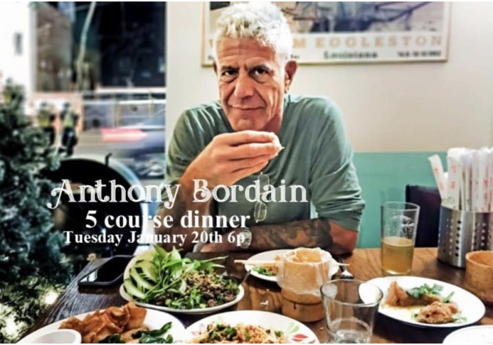 Anthony Bourdain 5 Course Dinner