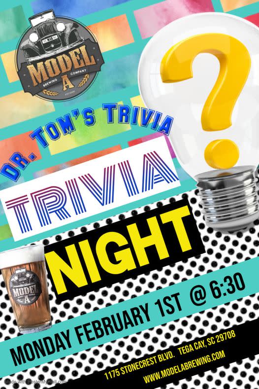 DR. TOM’S TRIVIA