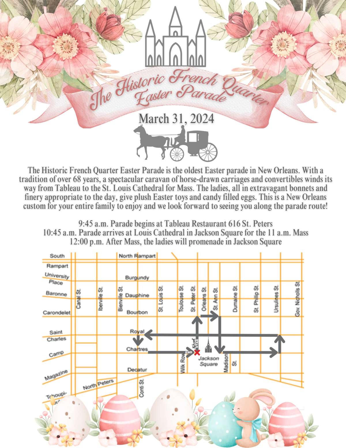 The Historic French Quarter Easter Parade