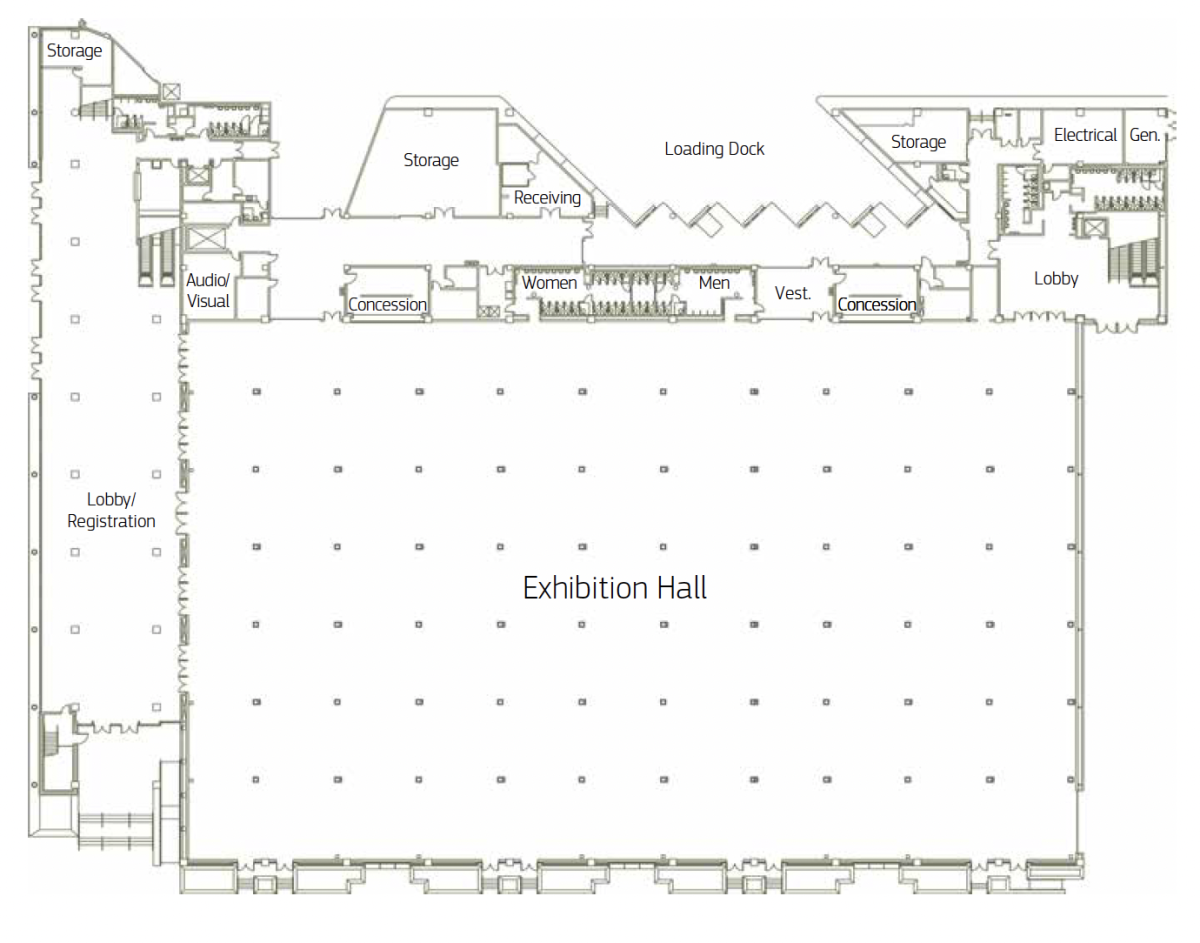 Rose Quarter Exhibit Hall Map Rose Quarter Exhibit Hall Map