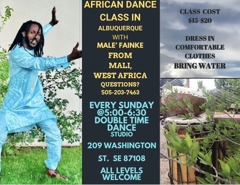 African Dance Class with Male' Fainke