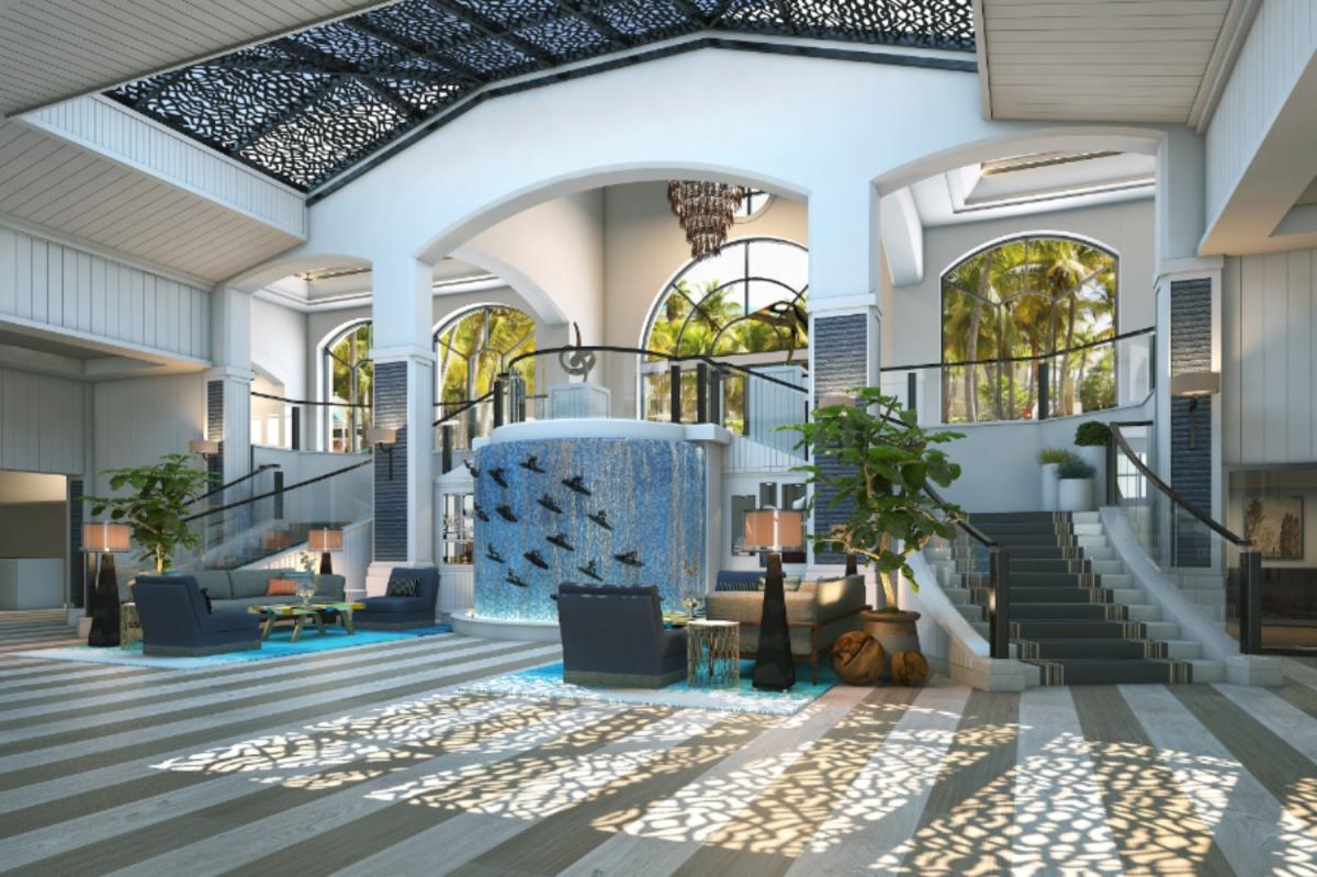 Beach Hotel Lobby