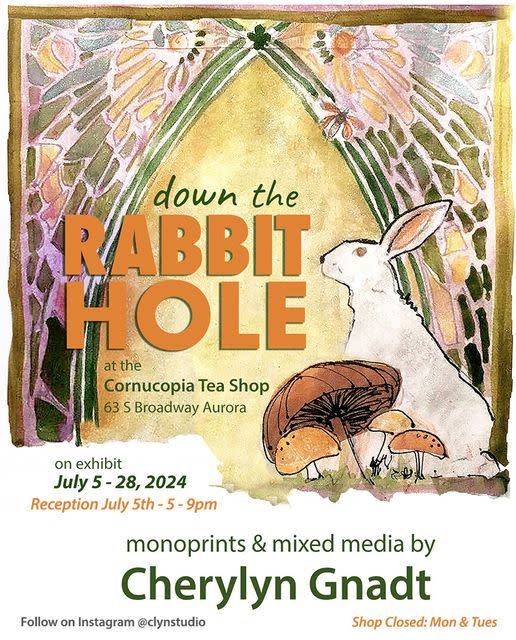Down the Rabbit Hole- At Artist Alley by artist Cherylyn Gnadt