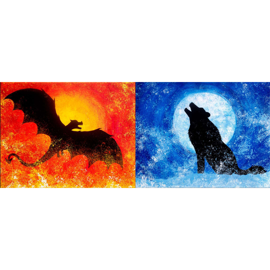 Paint and Sip Date Night: Fire and Ice | Jeffersonville, IN 47130