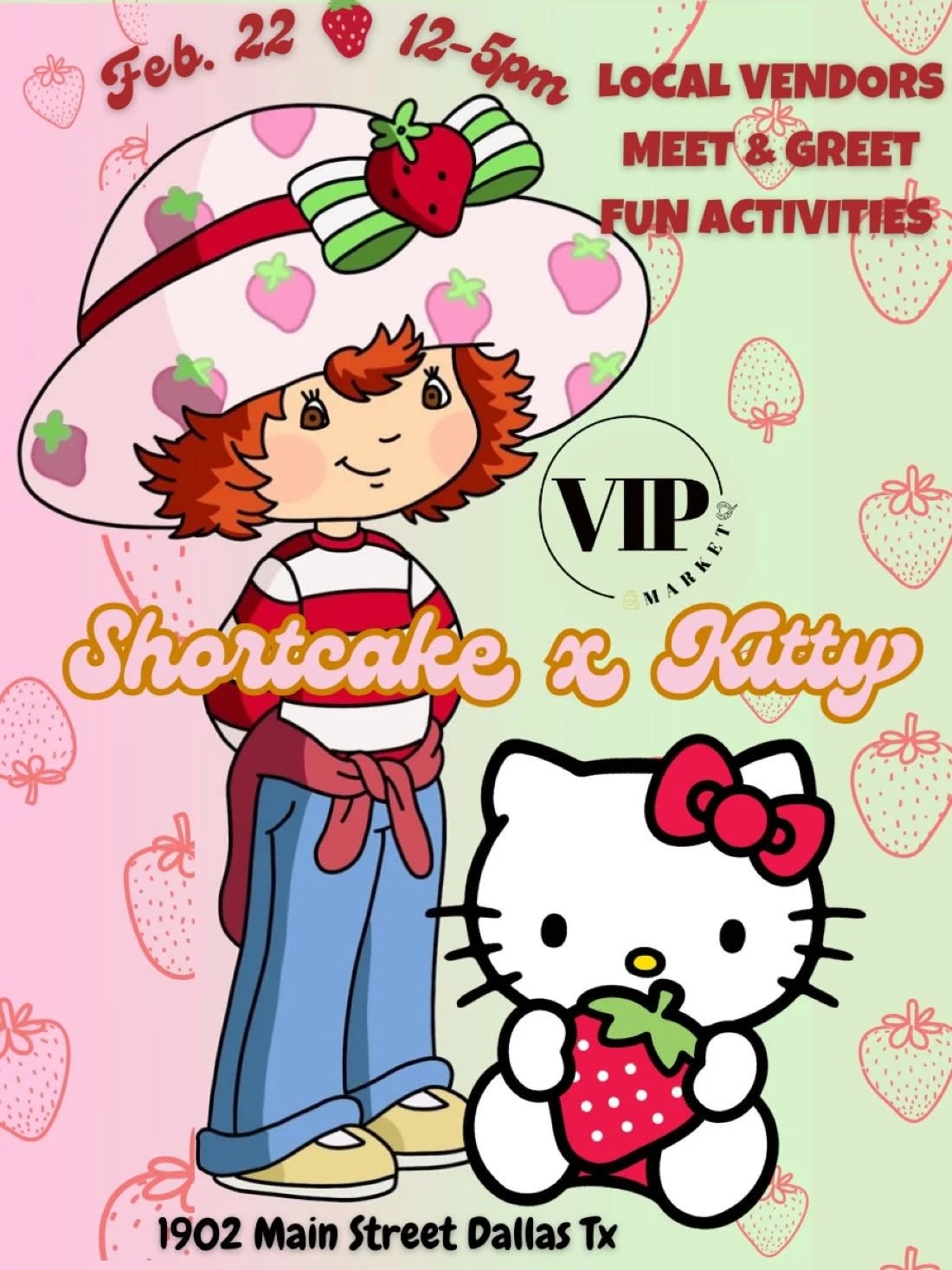 Hello Kitty & Strawberry Shortcake Market