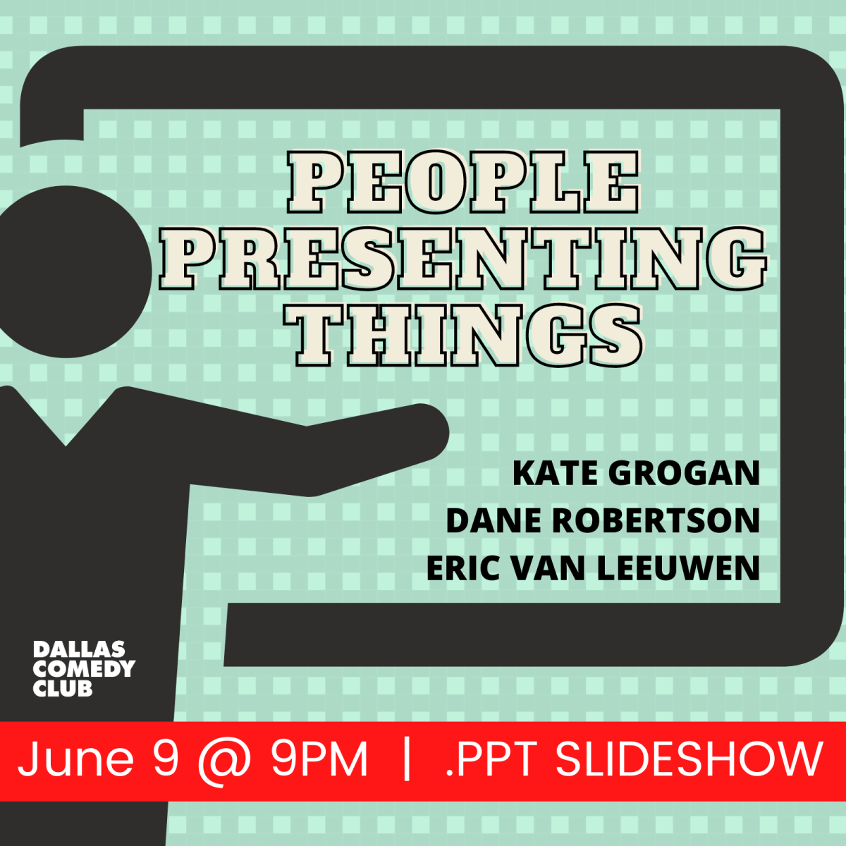 People Presenting Things